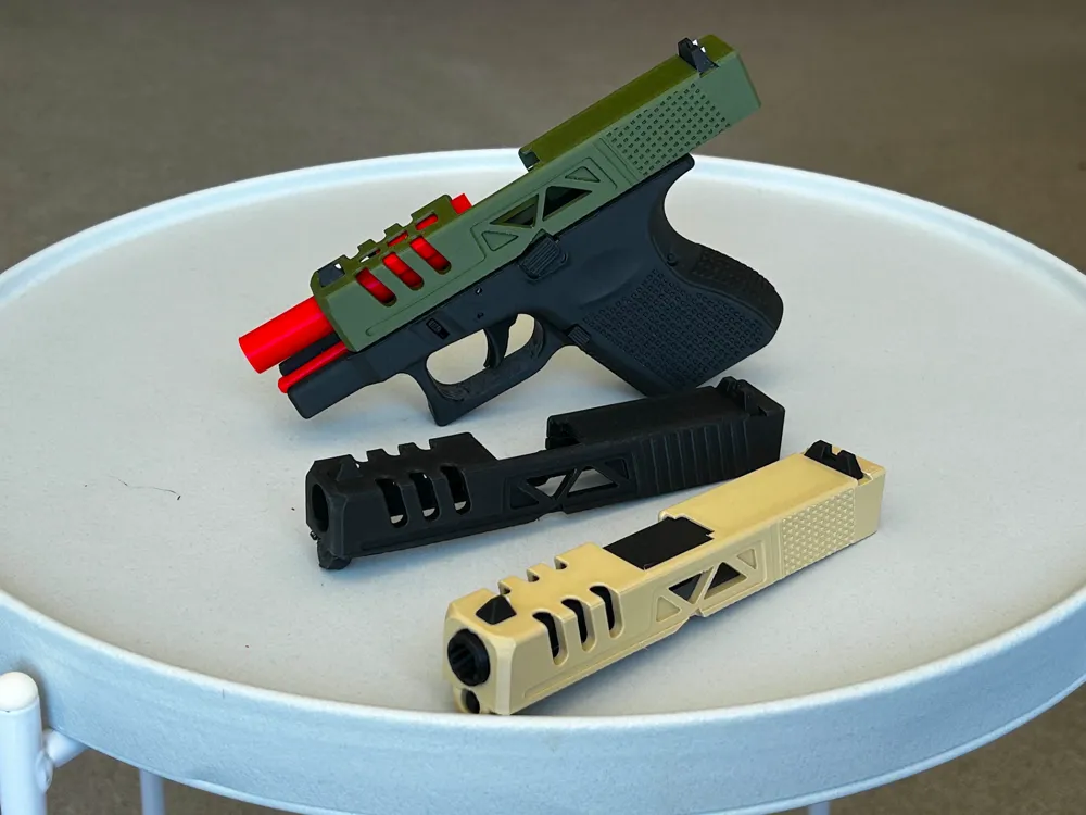 Assorted slide upgrade for subcompact prop gun by iczfirz MakerWorld ...