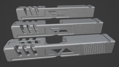 Assorted slide upgrade for subcompact prop gun by iczfirz MakerWorld ...