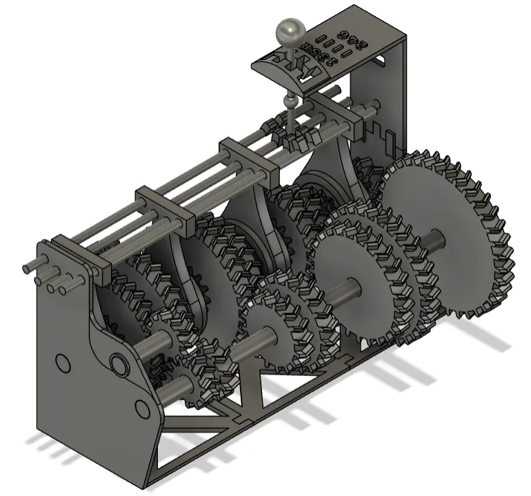 6 speed manual gear box working model - Free 3D Print Model - MakerWorld