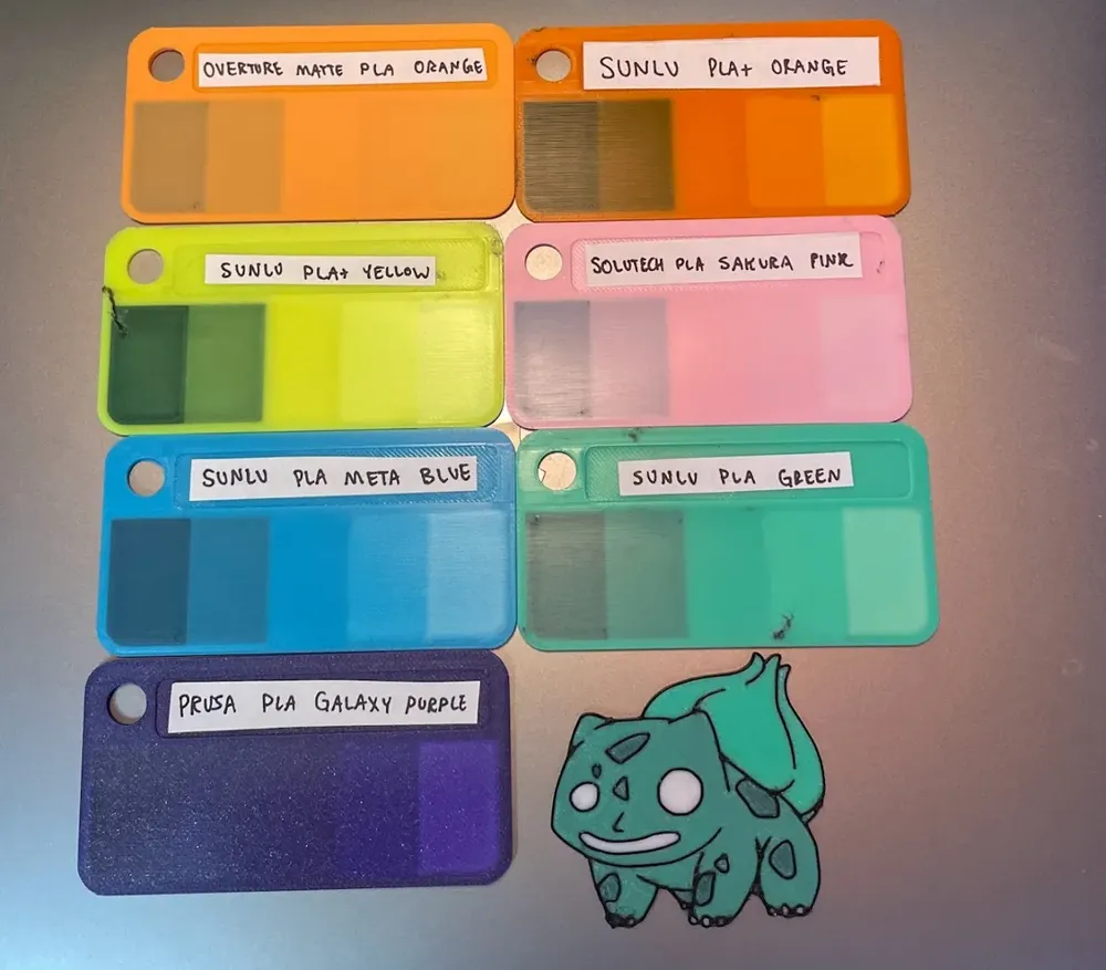 Filament Sample - color brightness gradient by plomdawg - MakerWorld