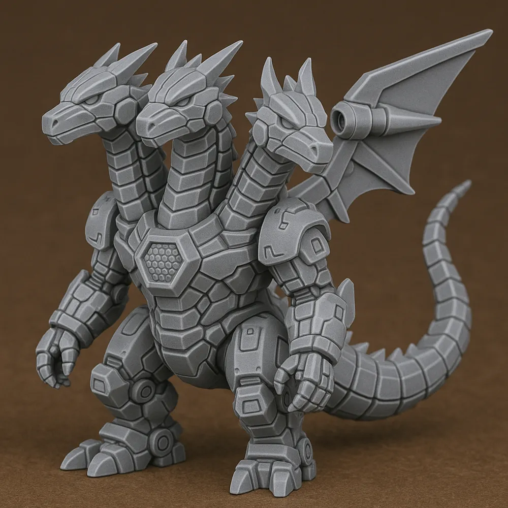 Mecha Dragon (Triple Head) - Hydra by Swotar MakerWorld: Download Free ...