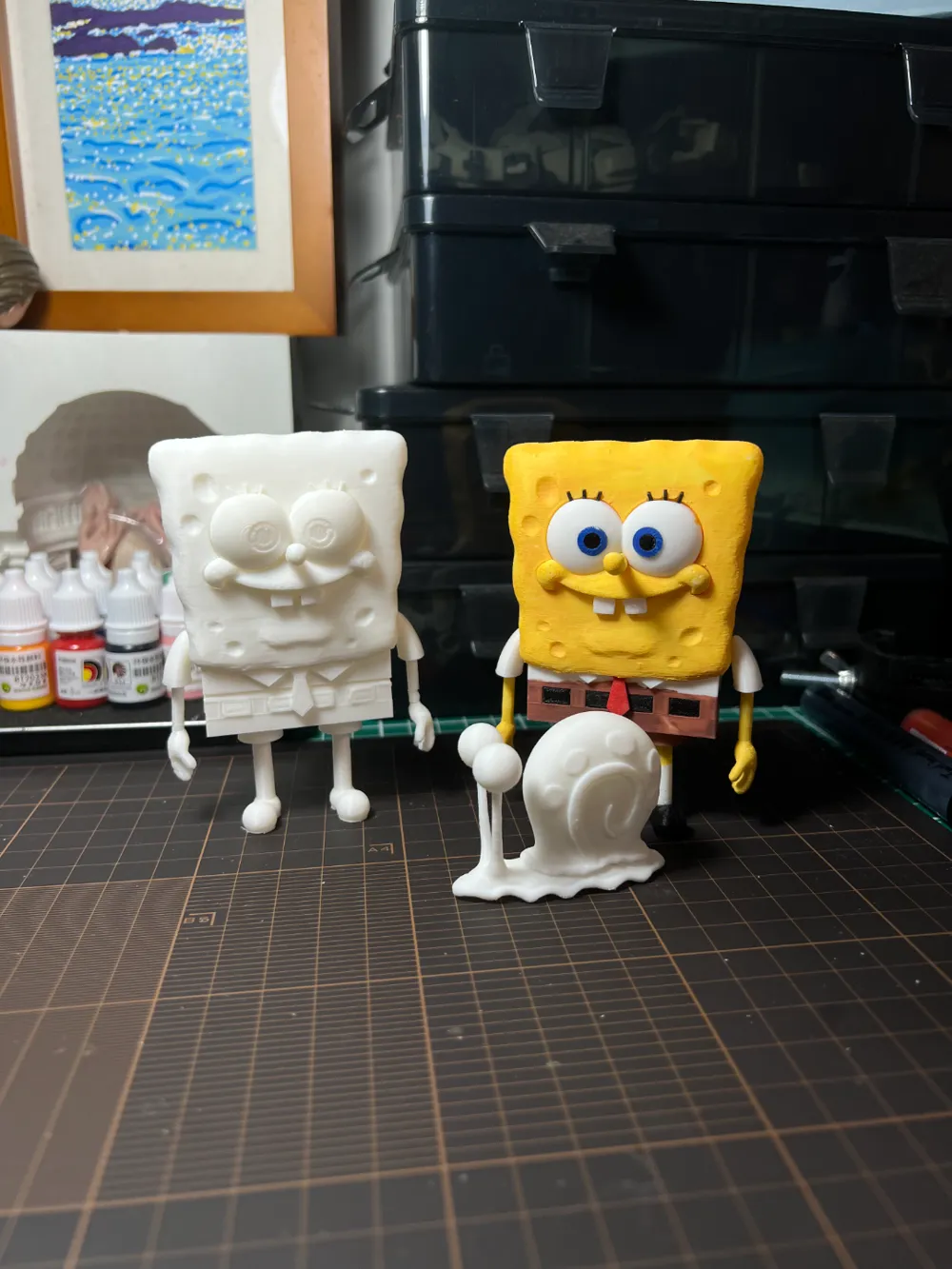 Spongebob Squarepants Assembled Figurine - Free 3D Print Model - MakerWorld
