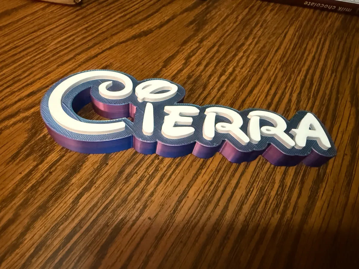 Cierra Sign in Disney Font by Big_John_TW69 MakerWorld: Download Free ...