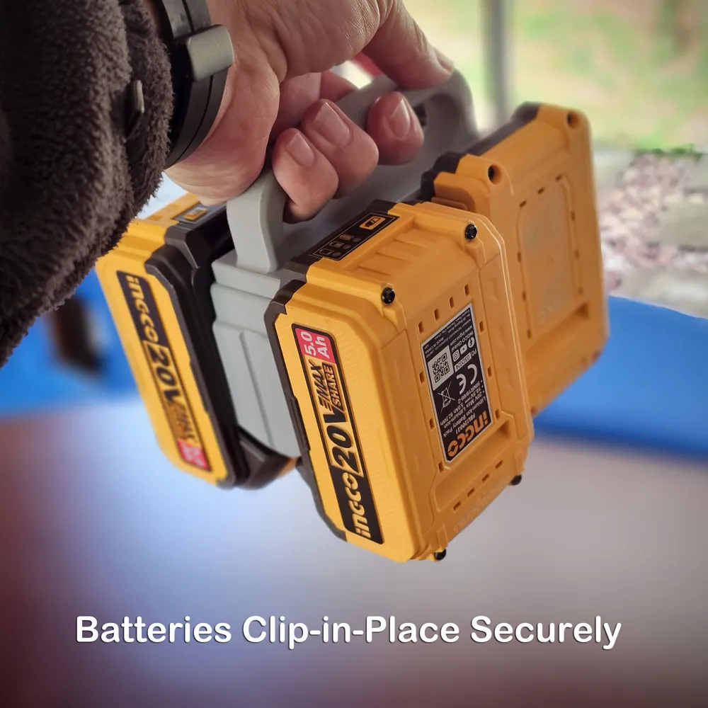 iNGCO Battery Caddy - Free 3D Print Model - MakerWorld