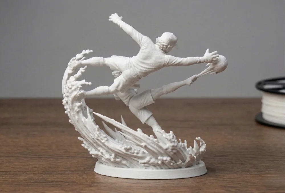 Captain Tsubasa Diorama - Free 3D Print Model - MakerWorld