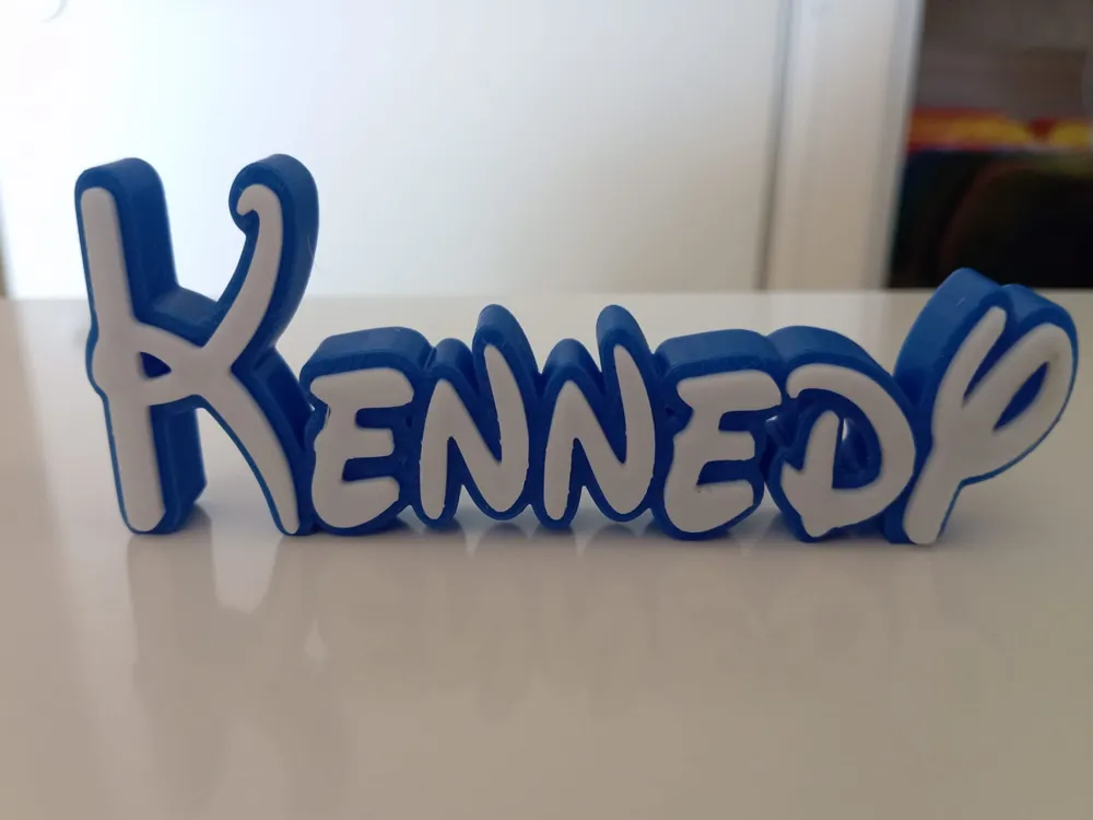 Kennedy Disney Name Sign Ornament Room child Birth by Fabbiotto ...