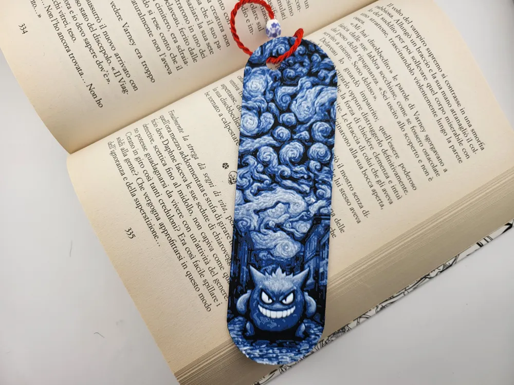 Gengar Bookmark – 3D Printed Ghost Pokémon Art by Mad power MakerWorld ...