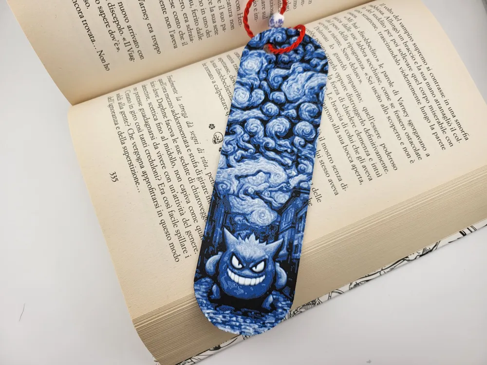 Gengar Bookmark – 3D Printed Ghost Pokémon Art by Mad power MakerWorld ...
