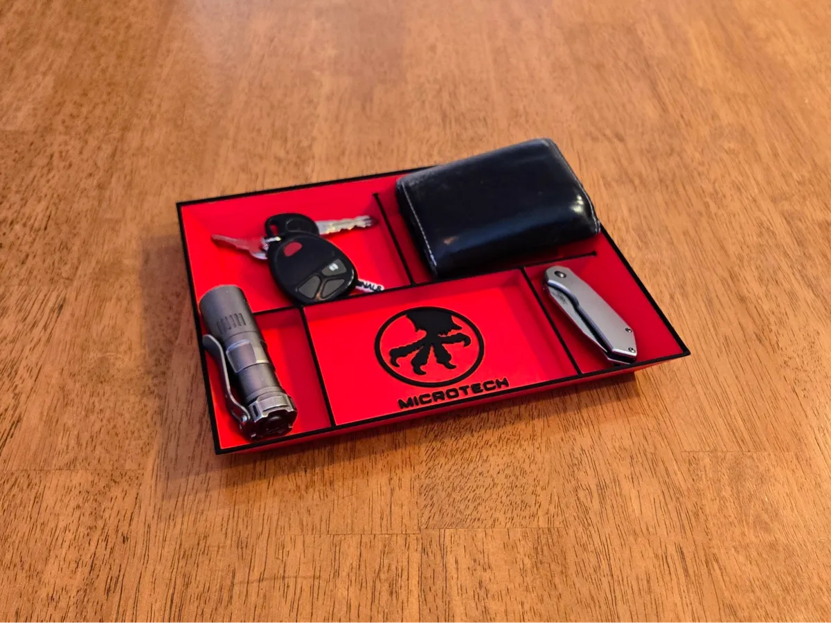 Microtech Knives - EDC Pocket Dump Tray - Free 3D Print Model - MakerWorld