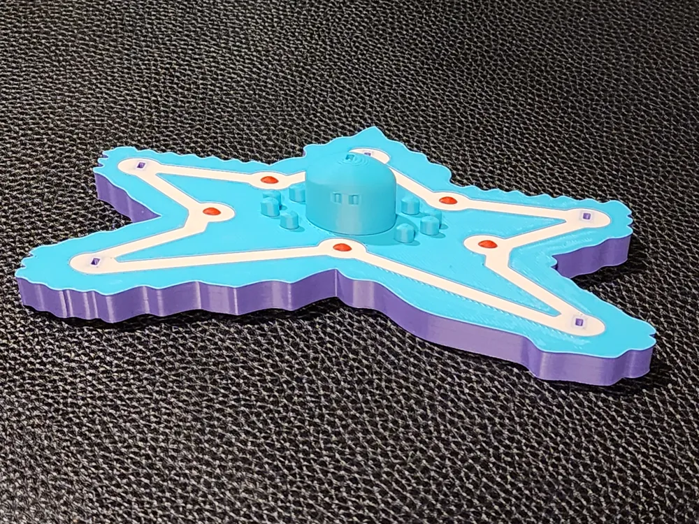 Super Mario World - Star Road Map - Free 3D Print Model - MakerWorld