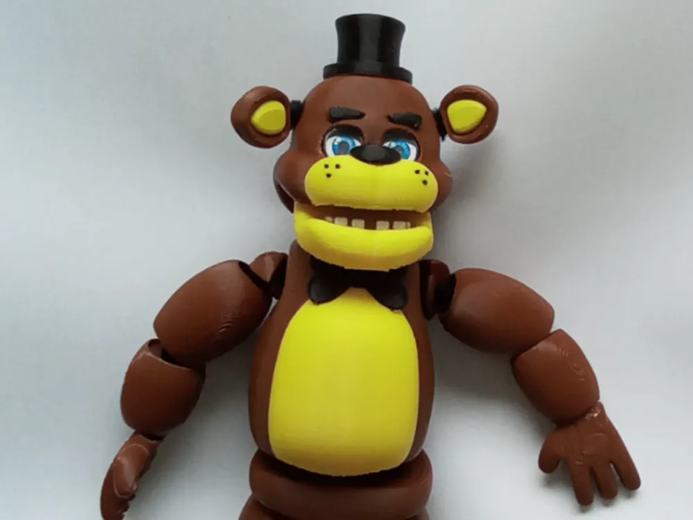 Freddy Five Nights at Freddy's posable figure Remixed by Guciotrucio ...