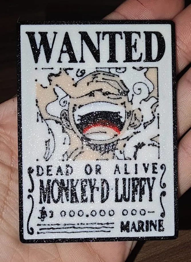 PROCURADO MONKEY D. LUFFY ONE PIECE por jlo3dMakerWorld: Baixe modelos ...