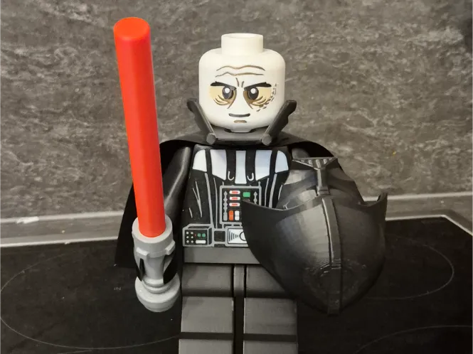 Brick Man Darth Vader Helmet 2-Part 500% - Free 3D Print Model - MakerWorld