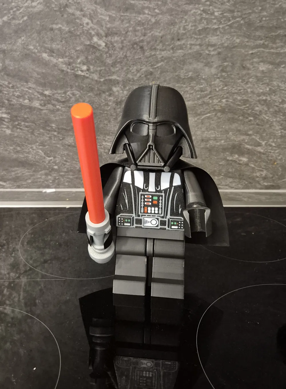 Brick Man Darth Vader Helmet 2-Part 500% - Free 3D Print Model - MakerWorld