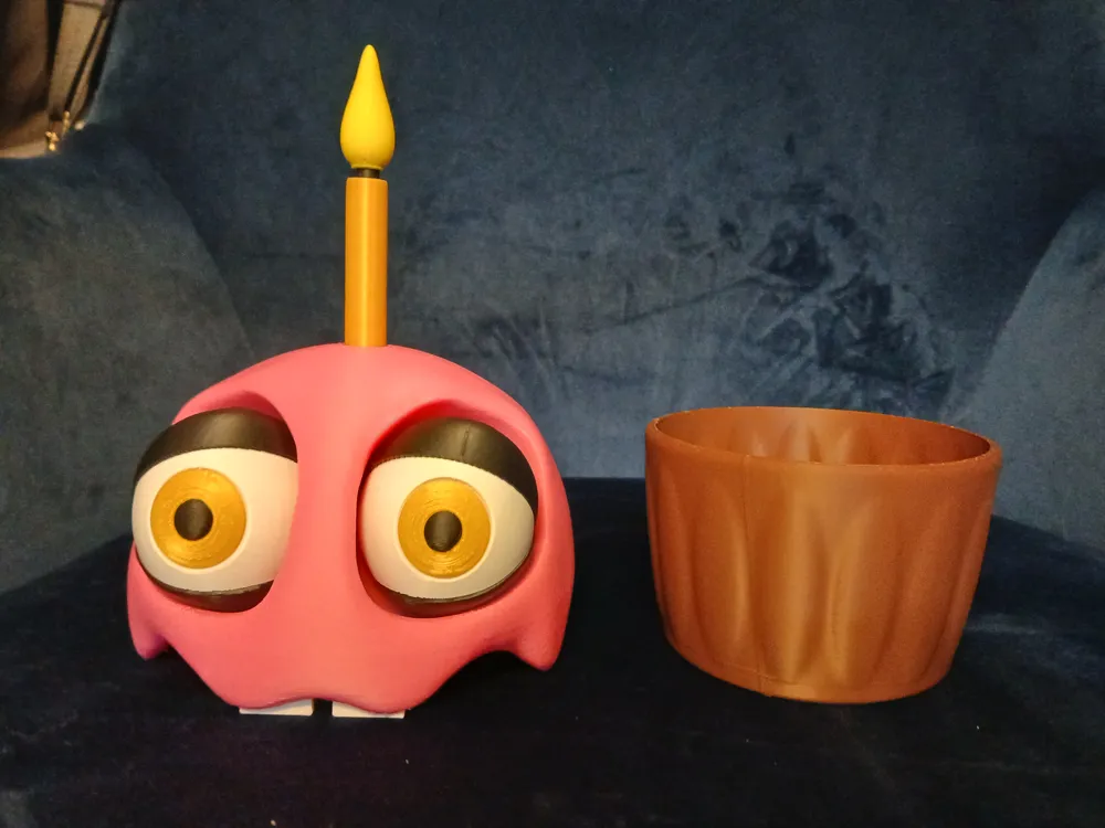 Chica's Cupcake/Mr. Carl – Kostenloses 3D-Druckmodell – MakerWorld