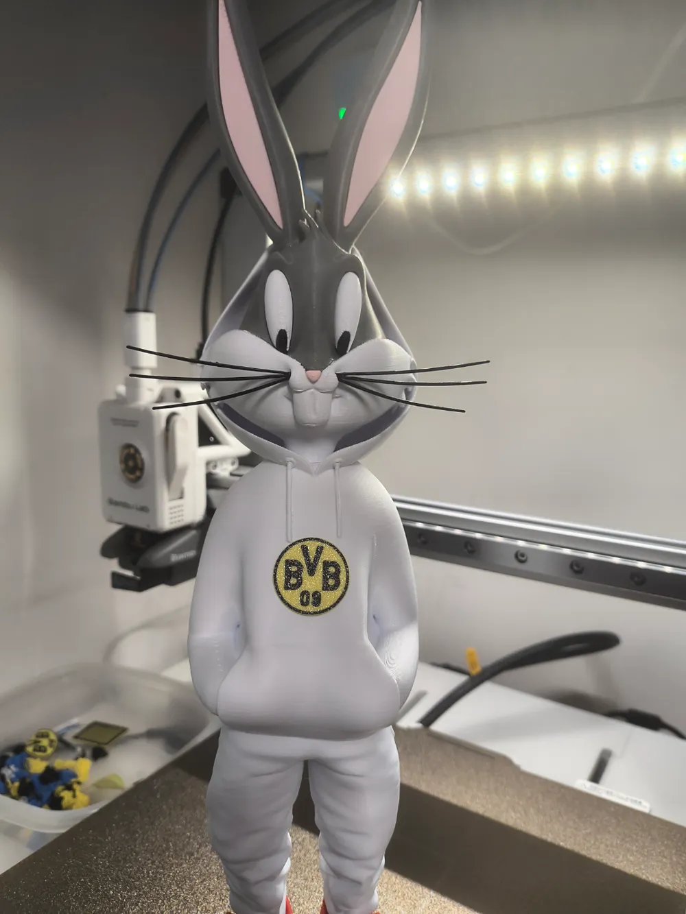 BVB Logo Adapted for Bugs Bunny Urban Hoodie by nicola - MakerWorld