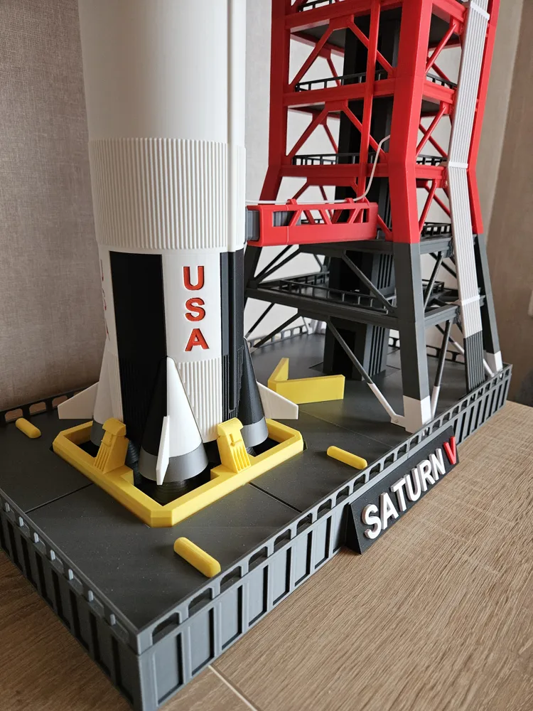 Saturn V Launchpad - Free 3D Print Model - MakerWorld