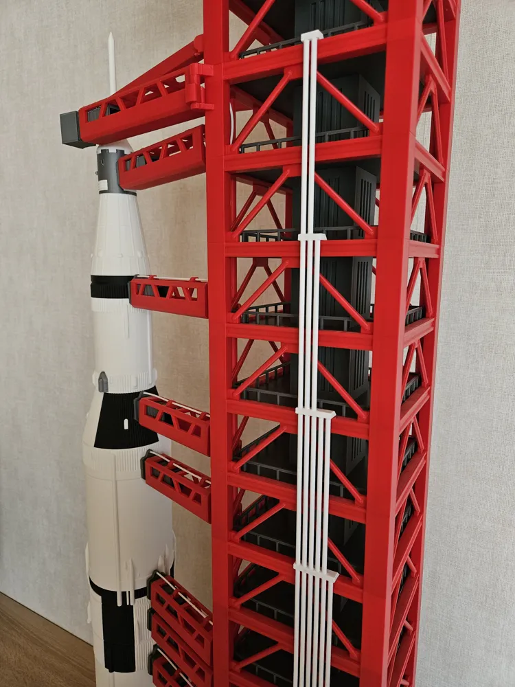 Saturn V Launchpad - Free 3D Print Model - MakerWorld