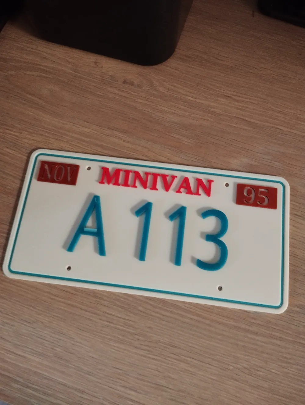 Toy Story licence plate A 113 by minivanbuzz - MakerWorld