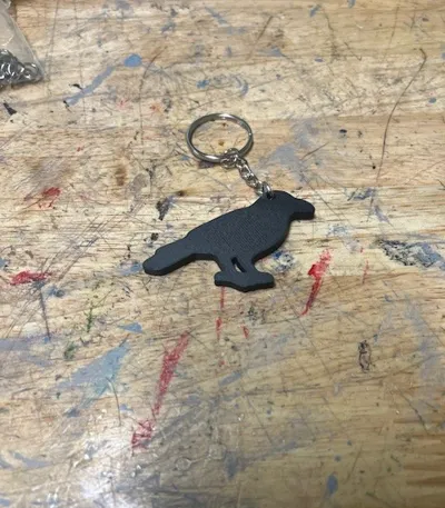 crow key chain by voodoostranger MakerWorld: Download Free 3D Models