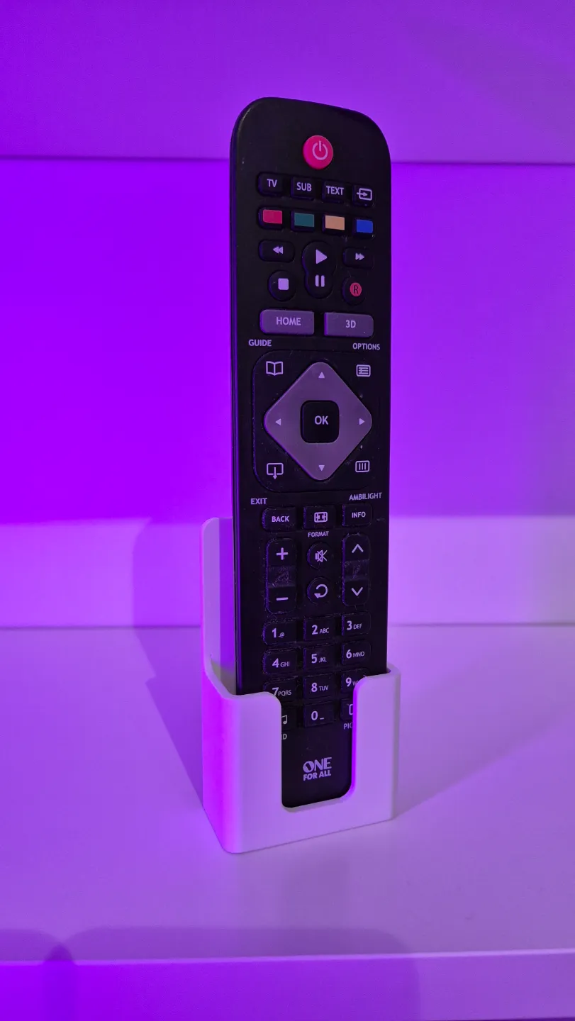 TV remote wall mount by dD Tech MakerWorld: Download Free 3D Models