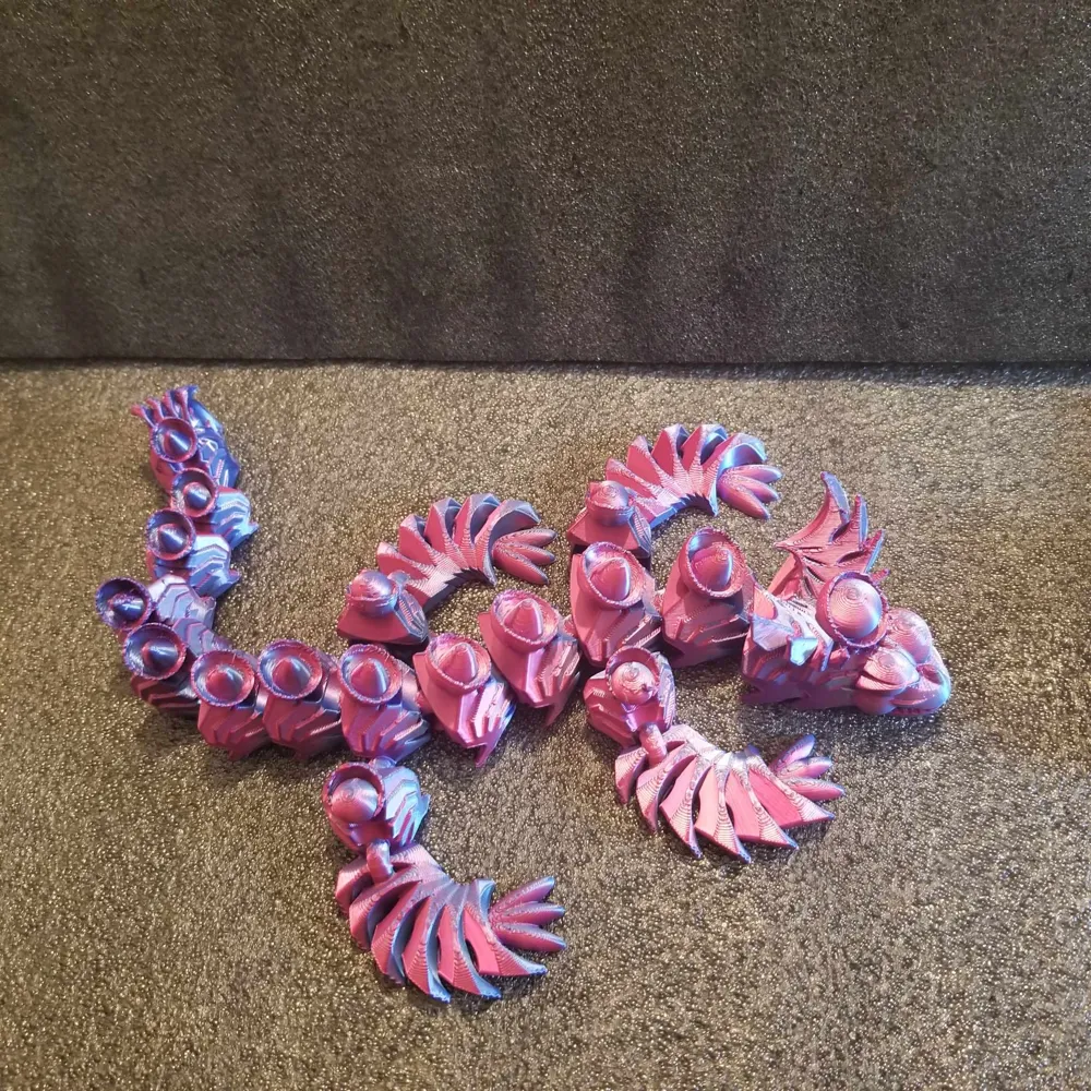 Shakaworld3D Sati Dragon Long Tail - Free 3D Print Model - MakerWorld