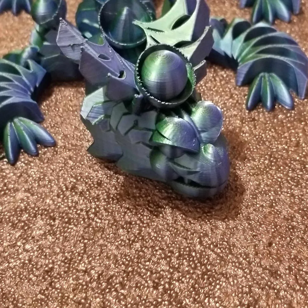 Shakaworld3D Sati Dragon Long Tail - Free 3D Print Model - MakerWorld