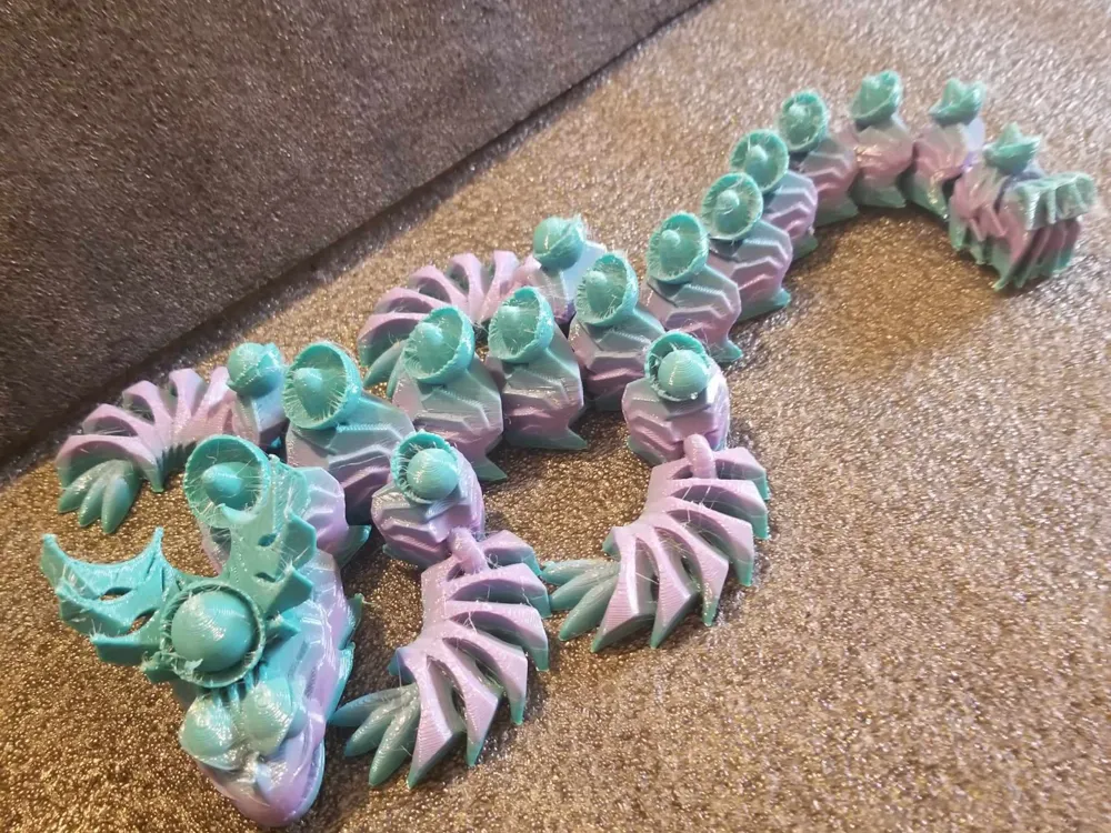 Shakaworld3D Sati Dragon Long Tail - Free 3D Print Model - MakerWorld