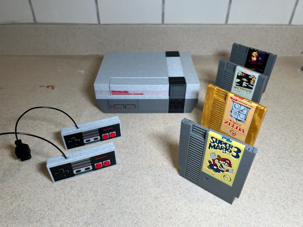 NES Console, Cartridges, and Controllers v2.0 by Richie Rich Richie ...