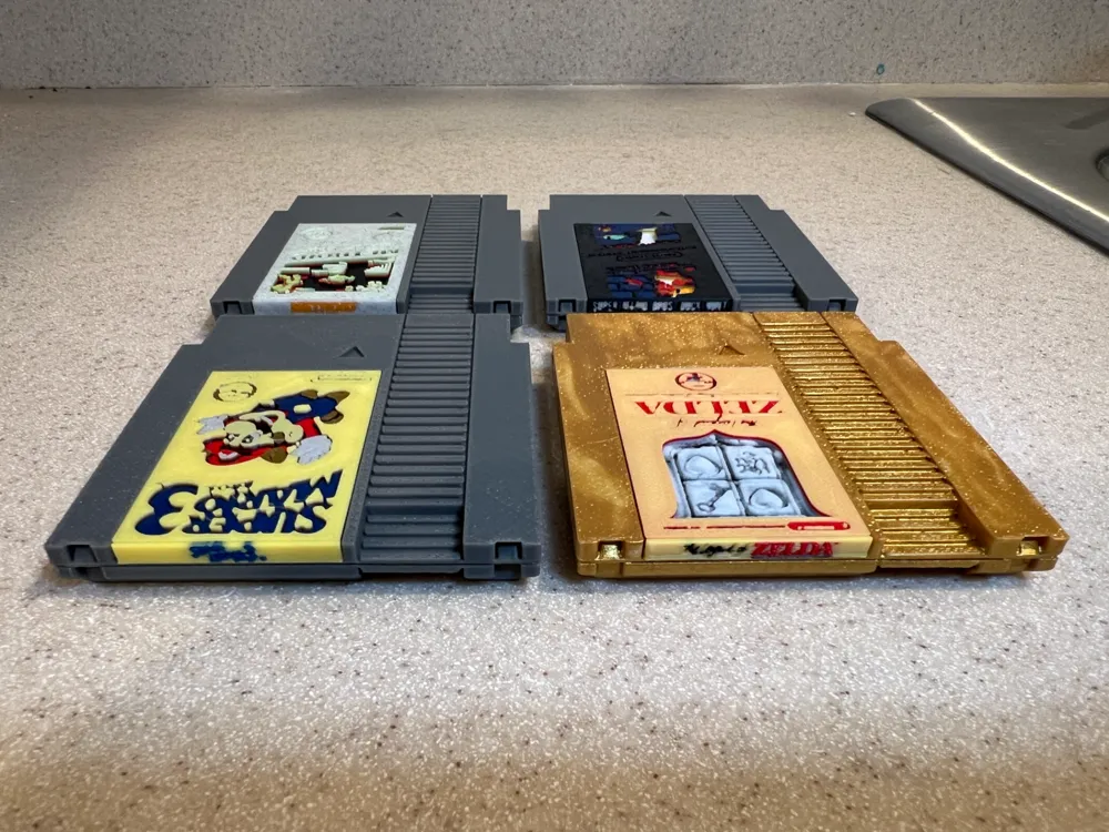 NES Console, Cartridges, and Controllers v2.0 by Richie Rich Richie ...
