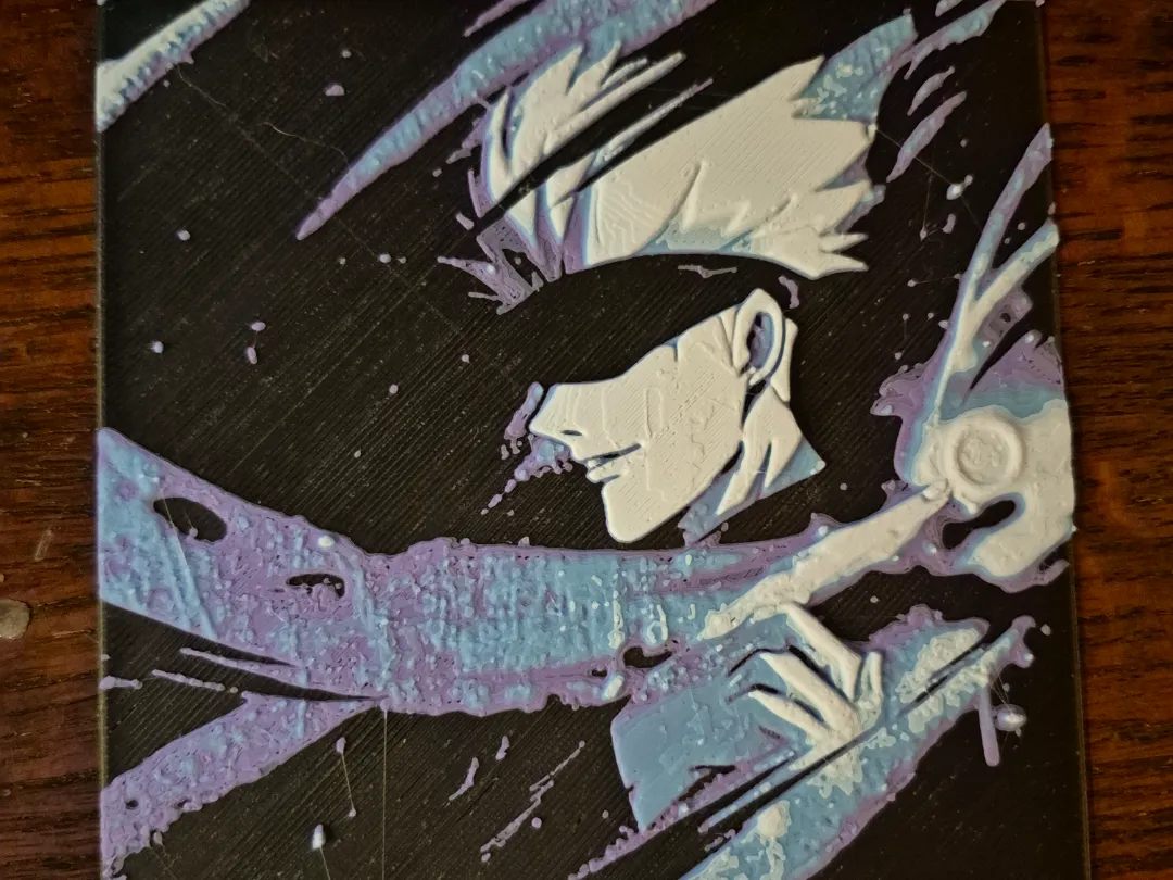 Gojo Art - Free 3D Print Model - MakerWorld