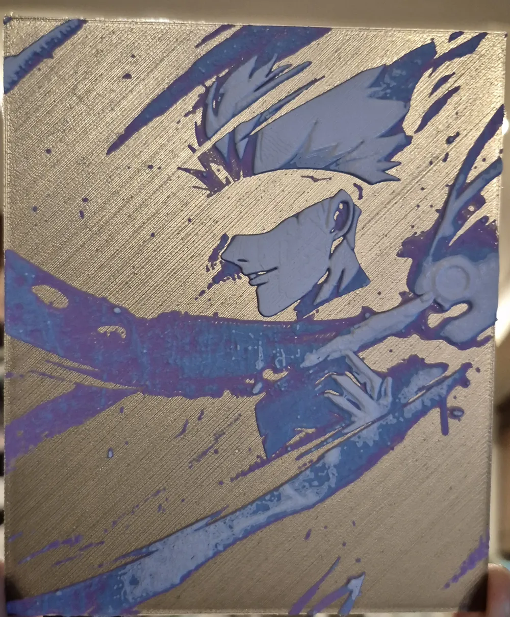 Gojo Art - Free 3D Print Model - MakerWorld