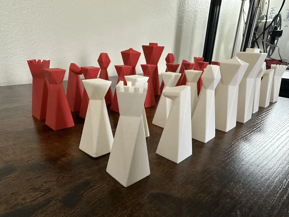 Angular Chess Set by hhsudhanv - MakerWorld