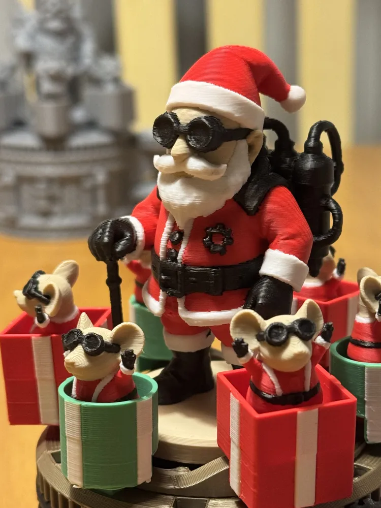 santa's secret party 来自 Anko MakerWorld：免费下载 3D 模型