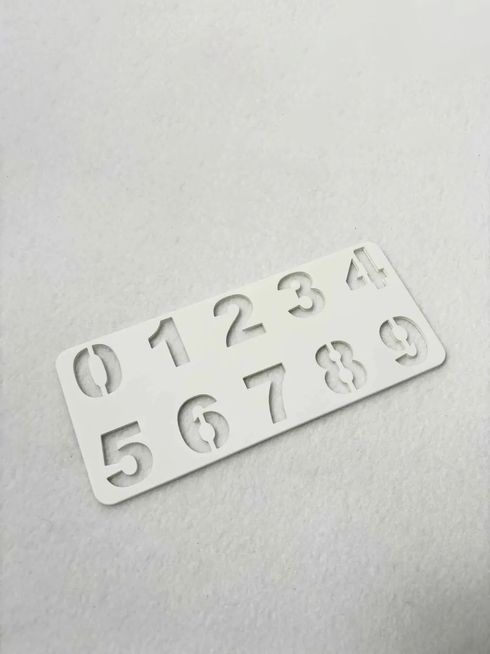 Simple number stencil by Tinker Link MakerWorld: Download Free 3D Models