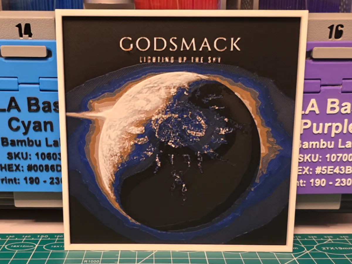 Godsmack "Lighting Up the Sky" Album - Hueforge - Free 3D Print Model ...