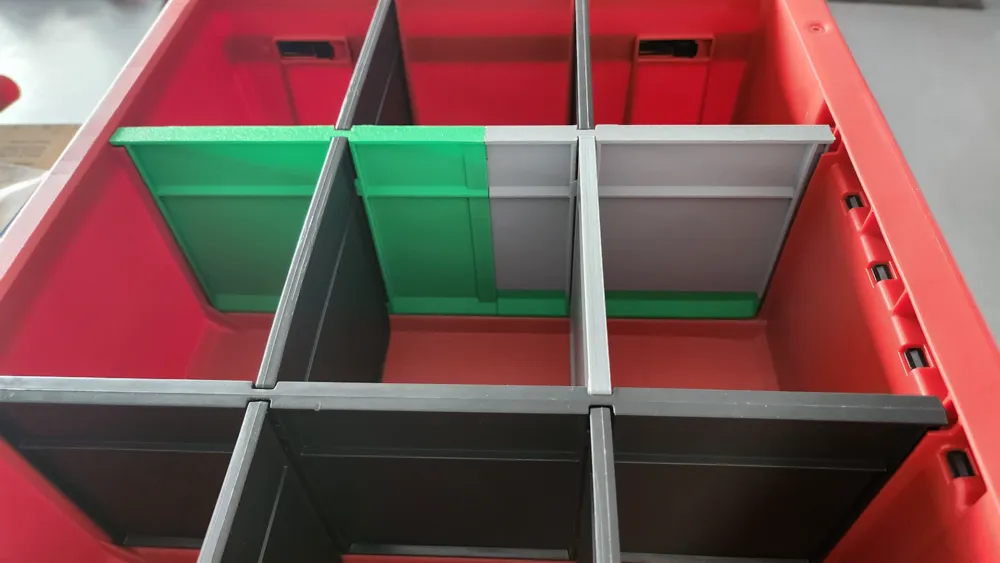 Long divider for 2-drawer Packout toolbox by DP design - MakerWorld