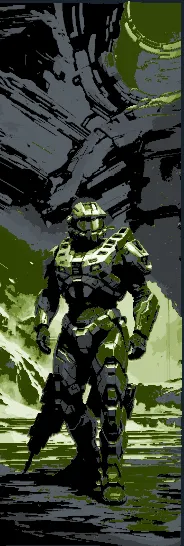 Set of 3 Fan Art Bookmarks - Tributes to Master Chief from the Halo ...