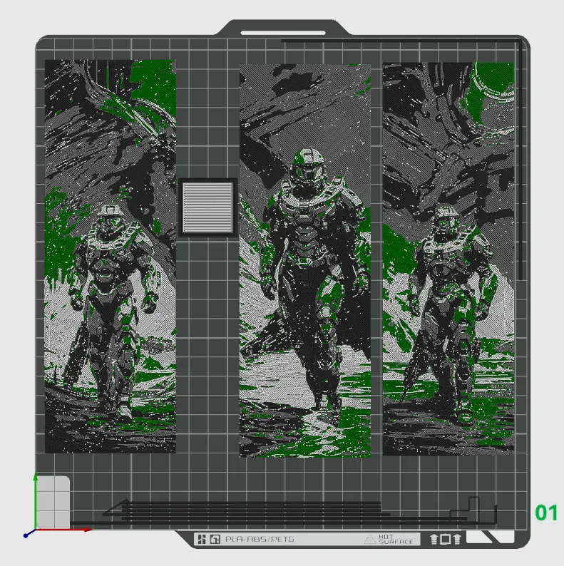 Set of 3 Fan Art Bookmarks - Tributes to Master Chief from the Halo ...