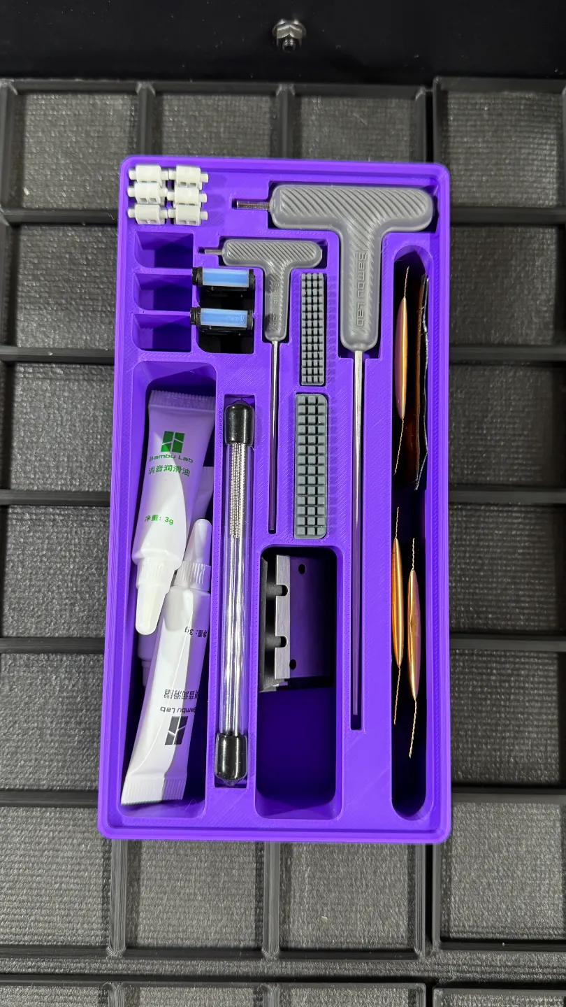 Gridfinity Bambu Lab Tool/Accessories Holder by Wilbaru - MakerWorld