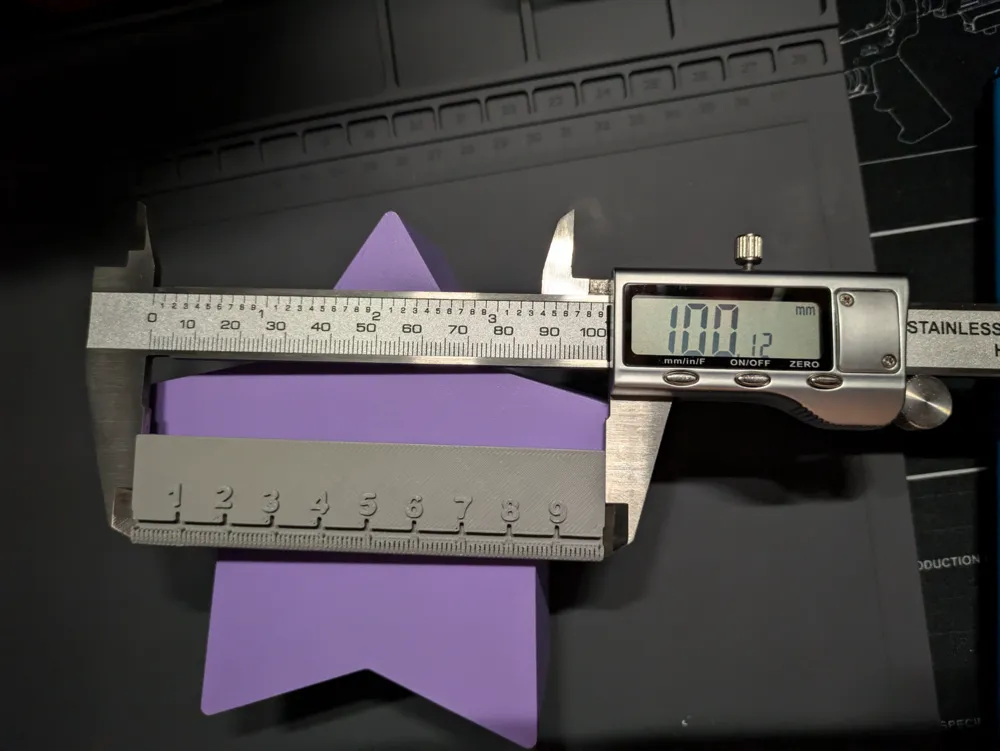 100mm Ruler - Tinkercad Tutorial by gundybears - MakerWorld