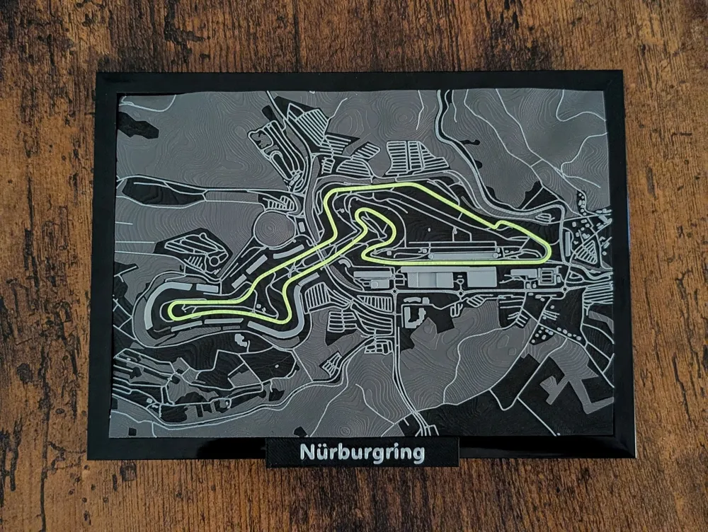 Nurburgring 3D Miniature v2 by jarvizar MakerWorld: Download Free 3D Models