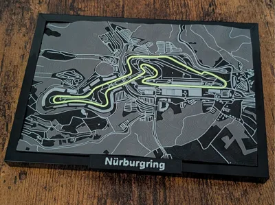 nurburgring 3d print model download - MakerWorld