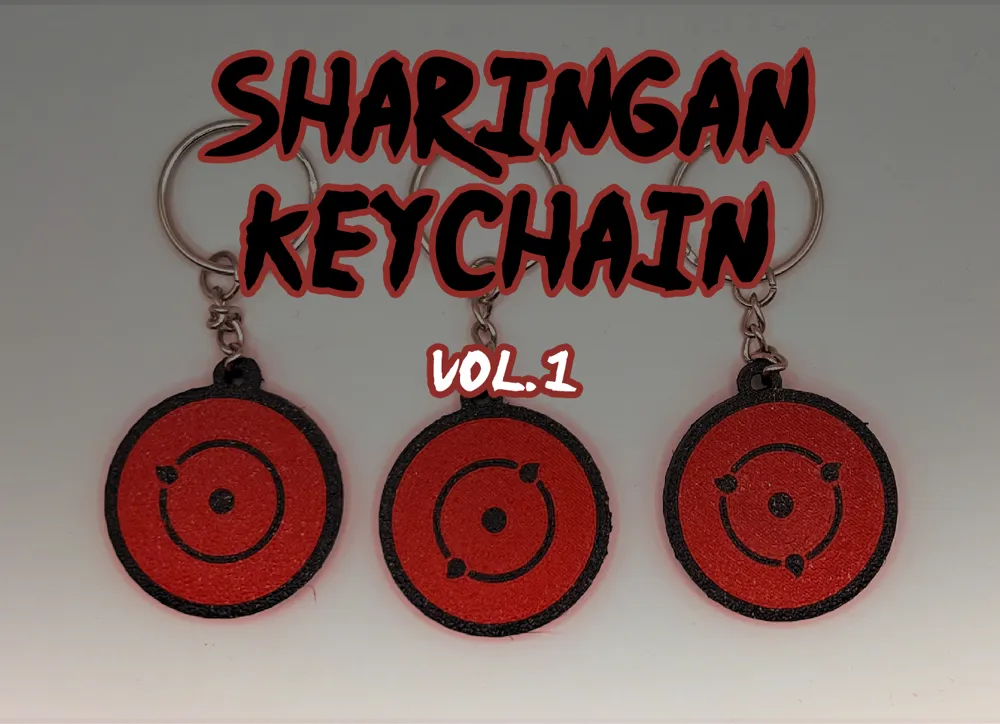 Sharingan Keychain Volume 1 by vahlstudio - MakerWorld