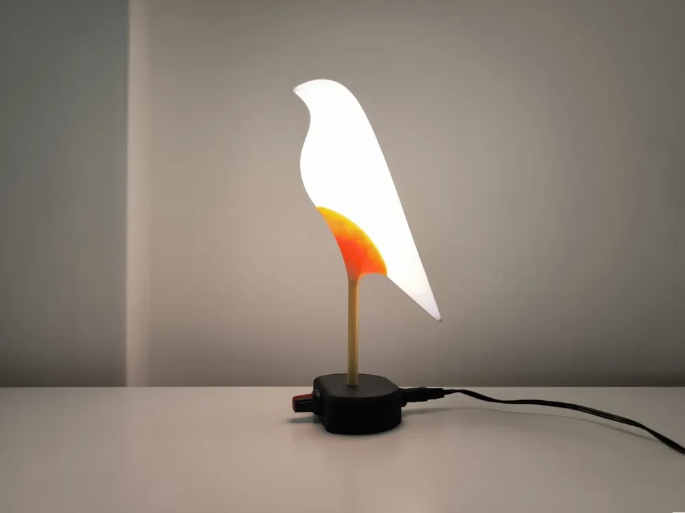 Bird Lamp - Free 3D Print Model - MakerWorld