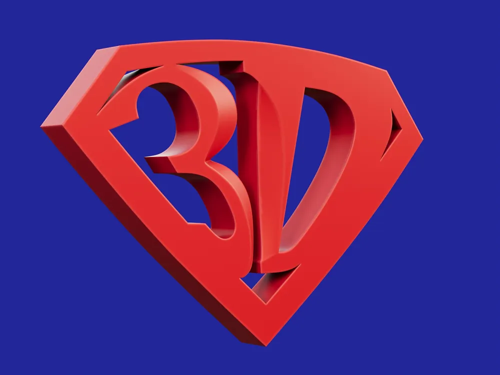 Super 3D Badge alt version by lemonade_maker MakerWorld: Download Free ...