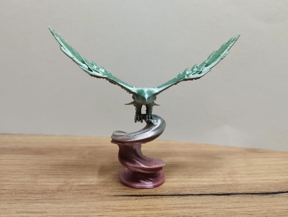 Eagle in flight statue by PolisLBC - MakerWorld
