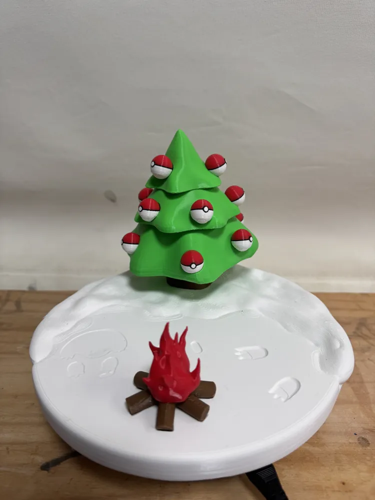 christmas scene for Pokemon by nickko ho MakerWorld: Download Free 3D ...
