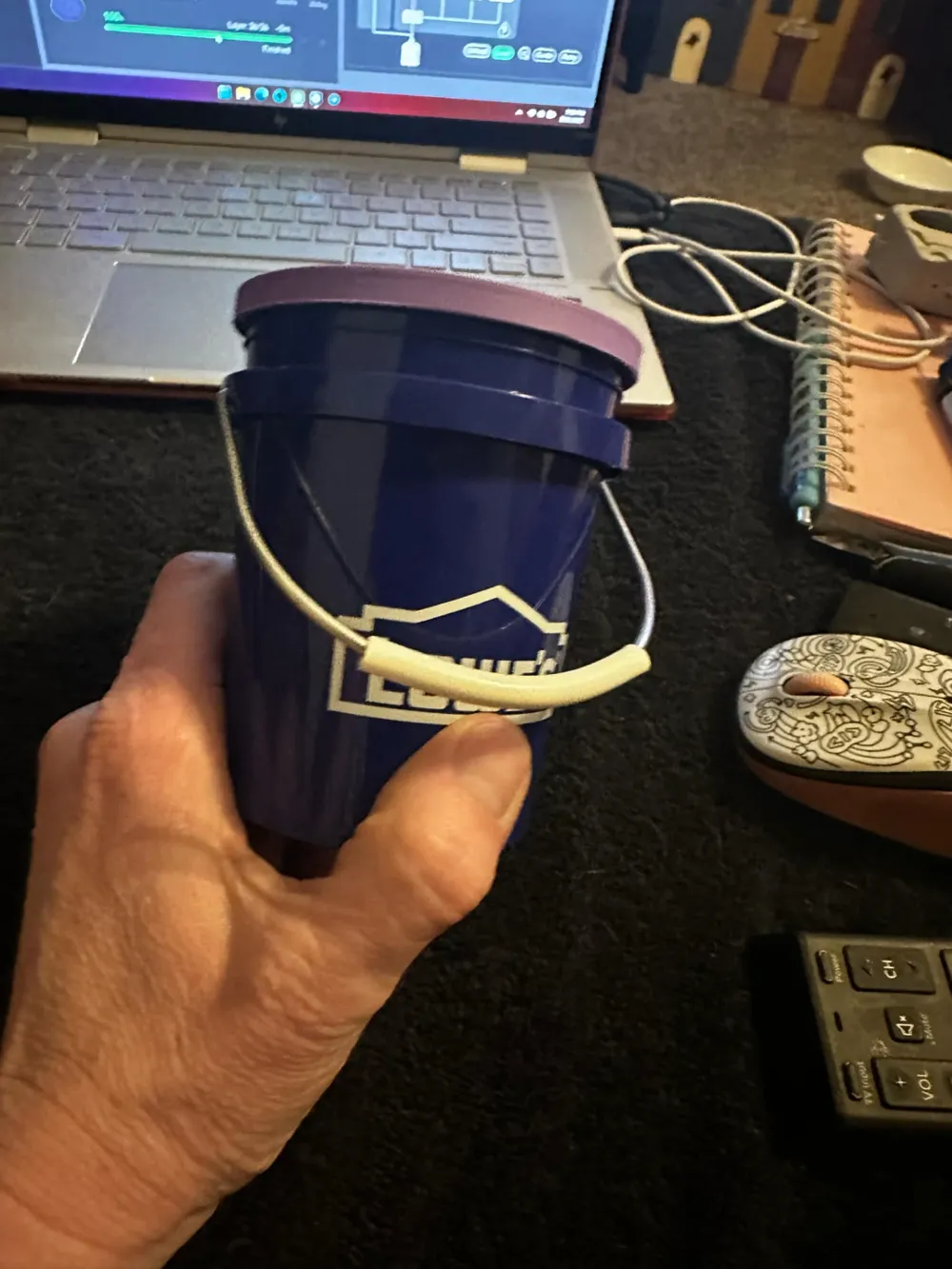 Mini Bucket Realistic Lid by CURS3D MakerWorld: Download Free 3D Models