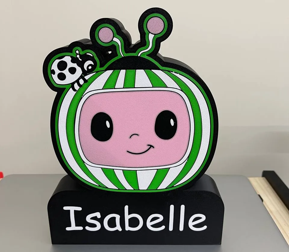 LUMINOUS BOX LAMP - Cocomelon by amariglia MakerWorld: Download Free 3D ...